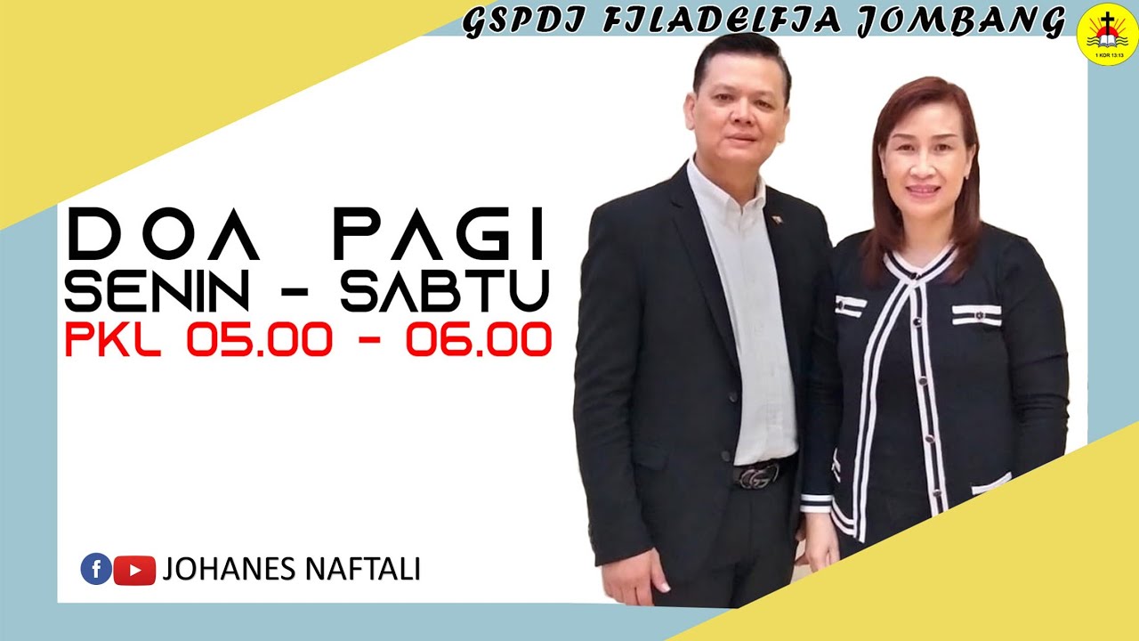 Doa Pagi Jumat 28 Februari 2025 | GSPDI Jombang | Ps. Johanes Naftali ...