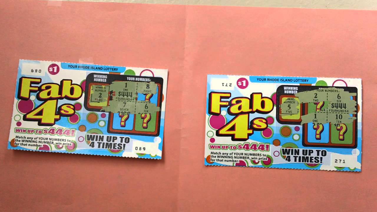 $1 00 Fab 4's Scratch Tickets 000 - YouTube
