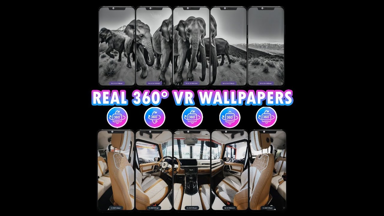 VR Wallpaper - 360 AI Magic - YouTube