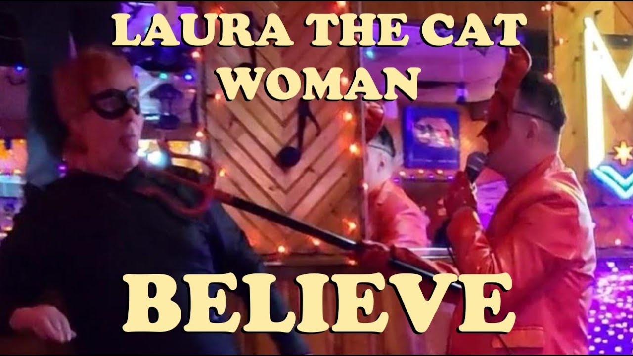 LAURA THE CAT WOMAN "BELIEVE" w/ reaction by Grady George - YouTube