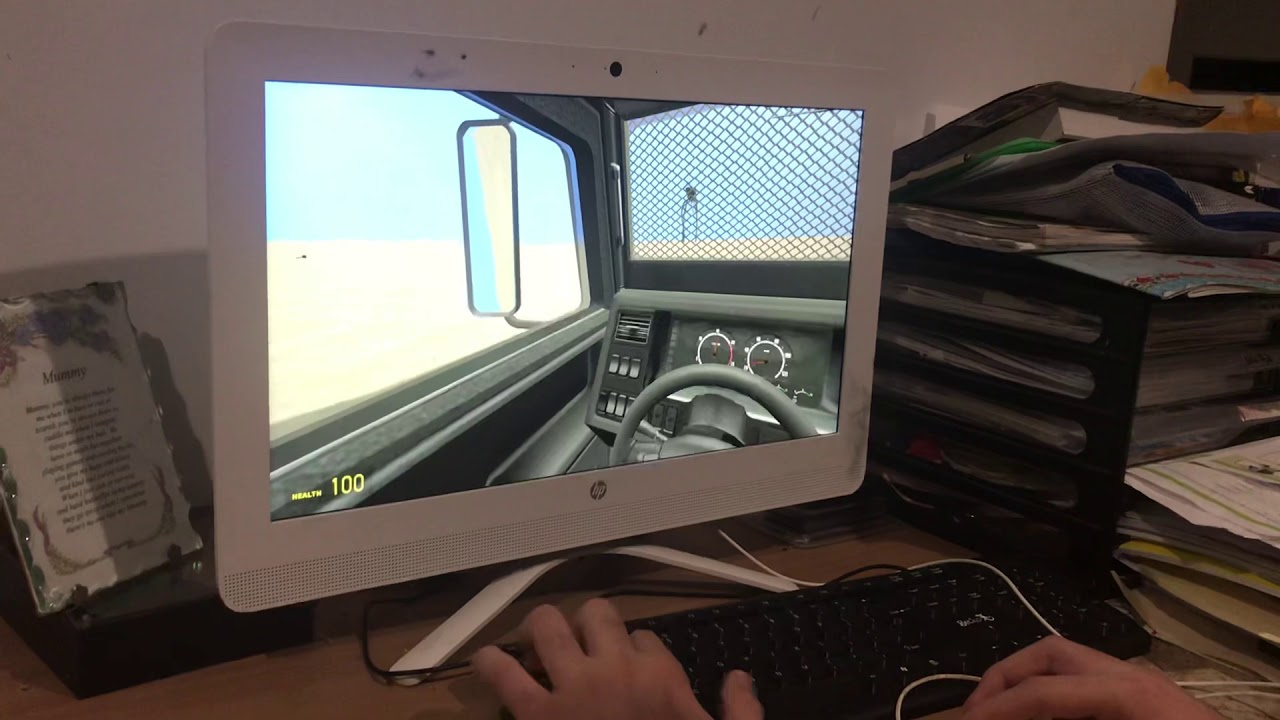Garys mod SCP vehicle Driving towards the tripod - YouTube