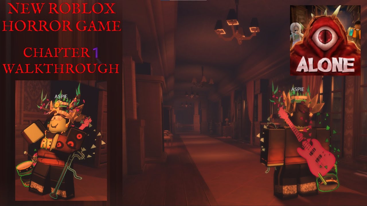 So I'm Playing the New Roblox Horror Game called ALONE for the First ...