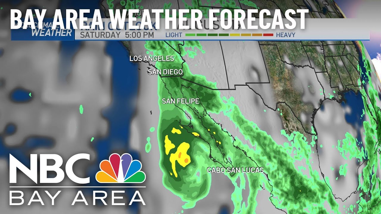 Bay Area Forecast: Hilary path and California impacts - YouTube