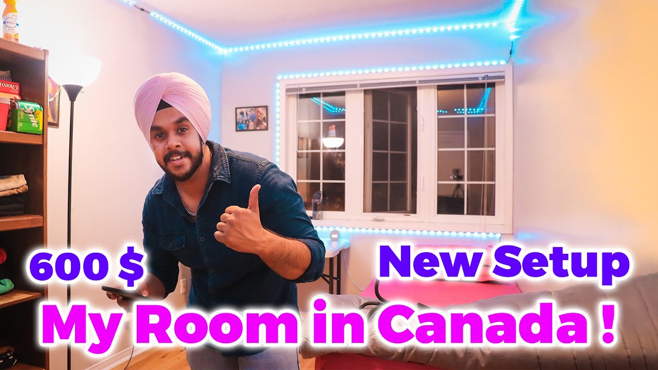 My New Room in Canada !! Room Tour !! - YouTube