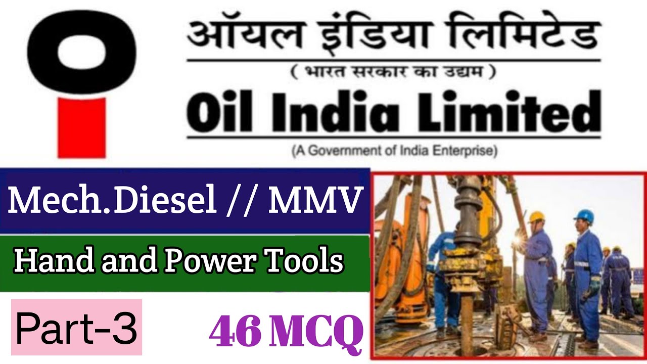 Hand and Power Tools MCQ for Oil exam 2024 || Mechanic Diesel || MMV ...