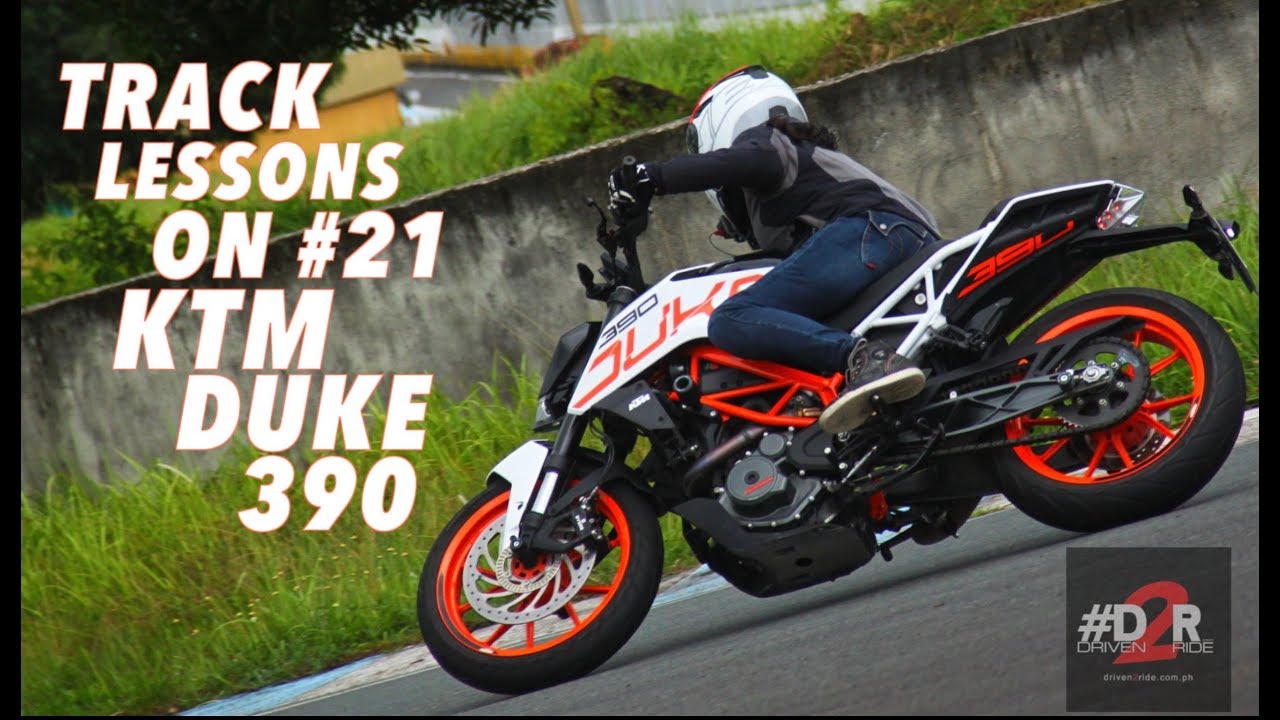 KTM Duke 390 on the Track : Batangas Racing Circuit : Lessons with ...