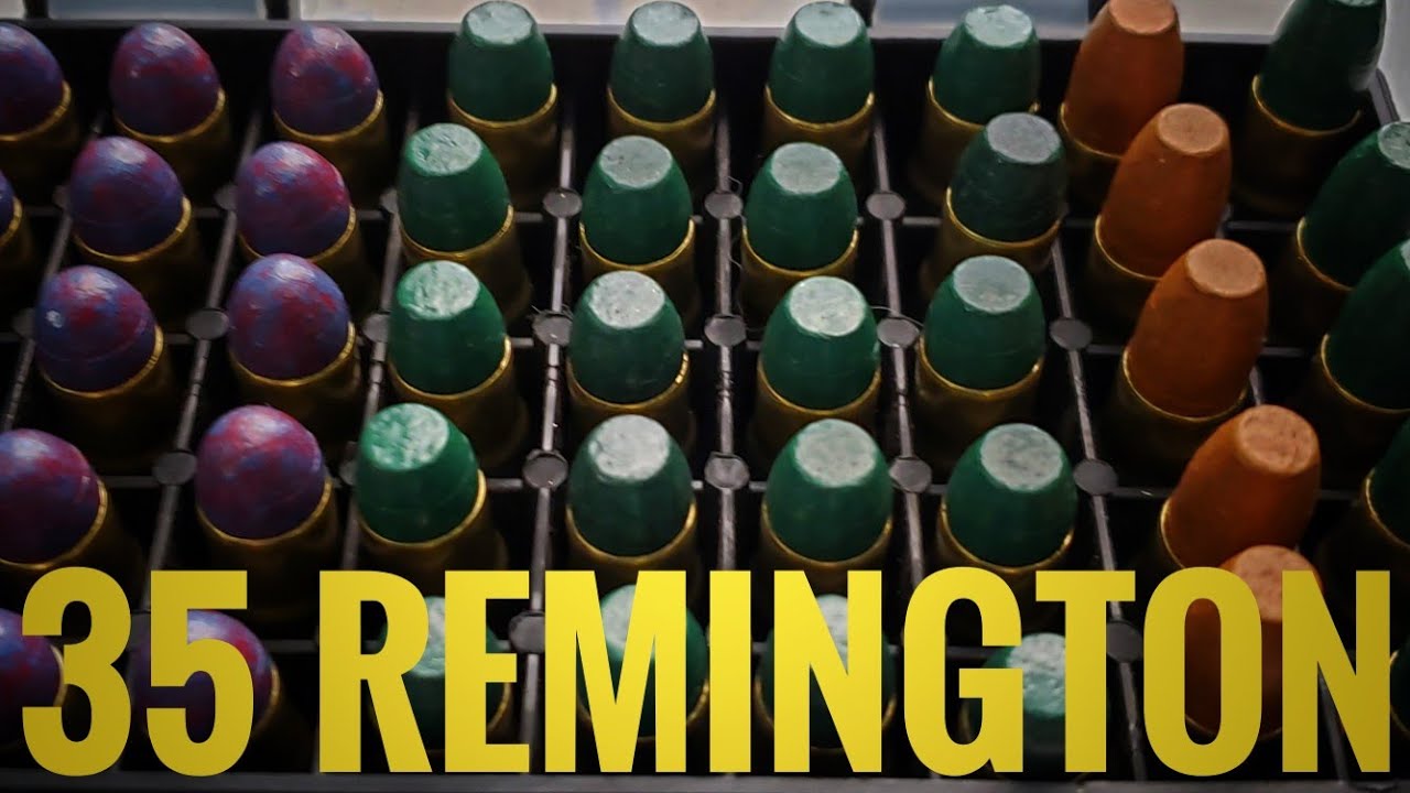Reloading The 35 Remington - Cast Bullets For The Range - YouTube