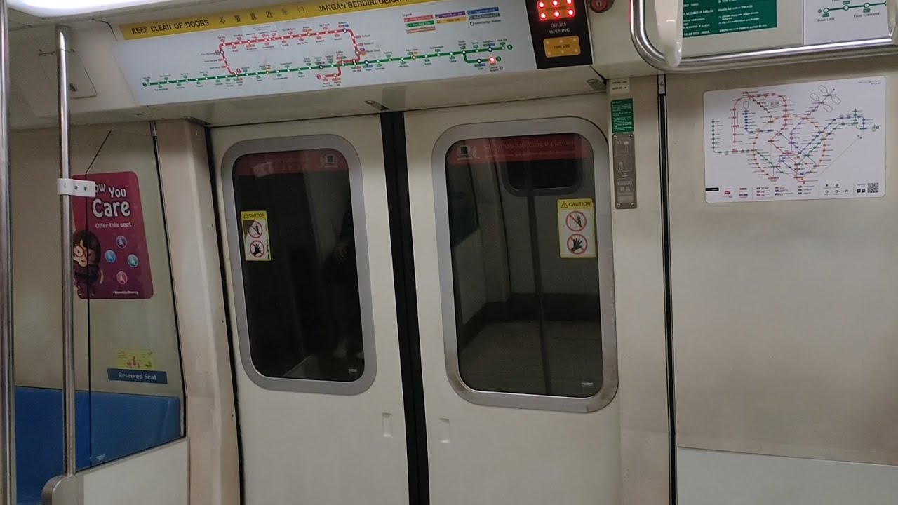 SMRT Trains Siemens C651 201/202 (GTO-VVVF) Tanah Merah to Changi ...