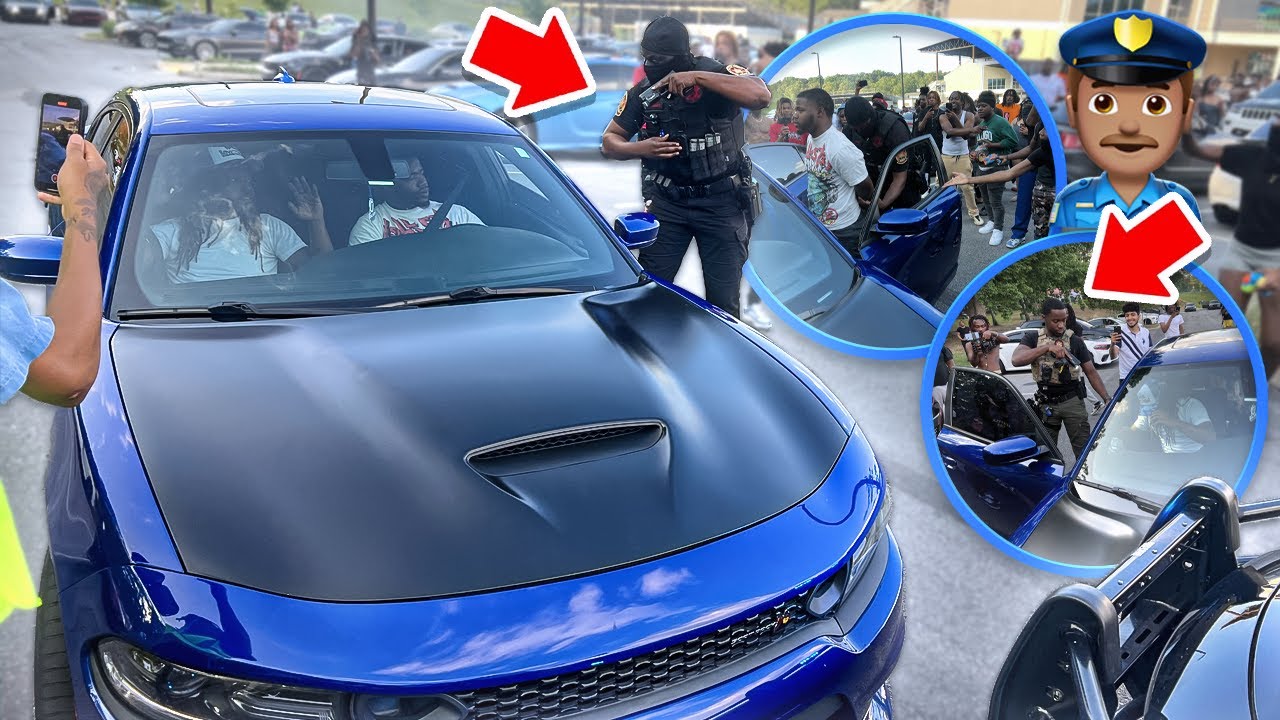 ANGRY ATLANTA POLICE PULLS OVER STOLEN HELLCAT *IT WENT LEFT* - YouTube