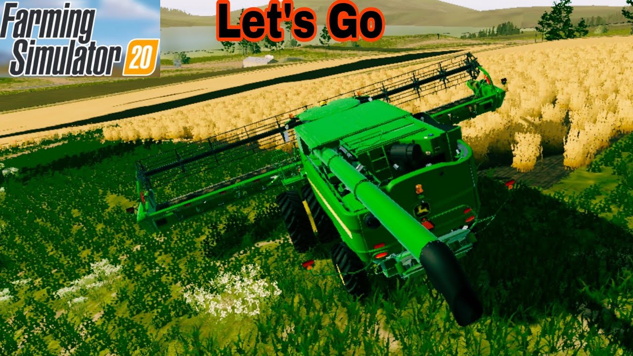 Cut Wheat For First Time | Farming Simulator 20 Episode 5 - YouTube