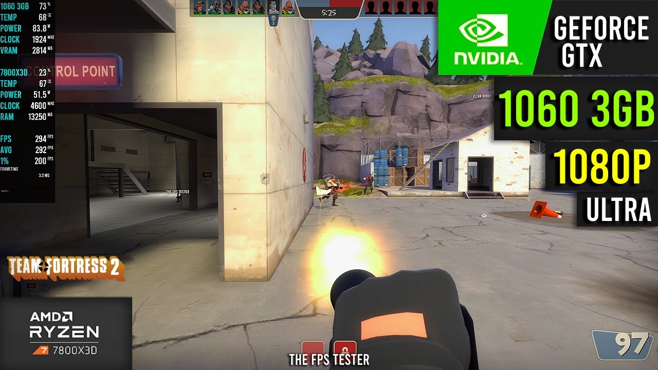 Team Fortress 2 (TF2) | GTX 1060 3GB | Maximum Settings | 1080p - YouTube