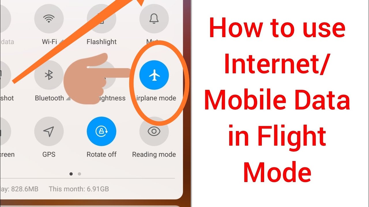 How To Use Internet / Mobile Data In Flight Mode on Android Phone ...