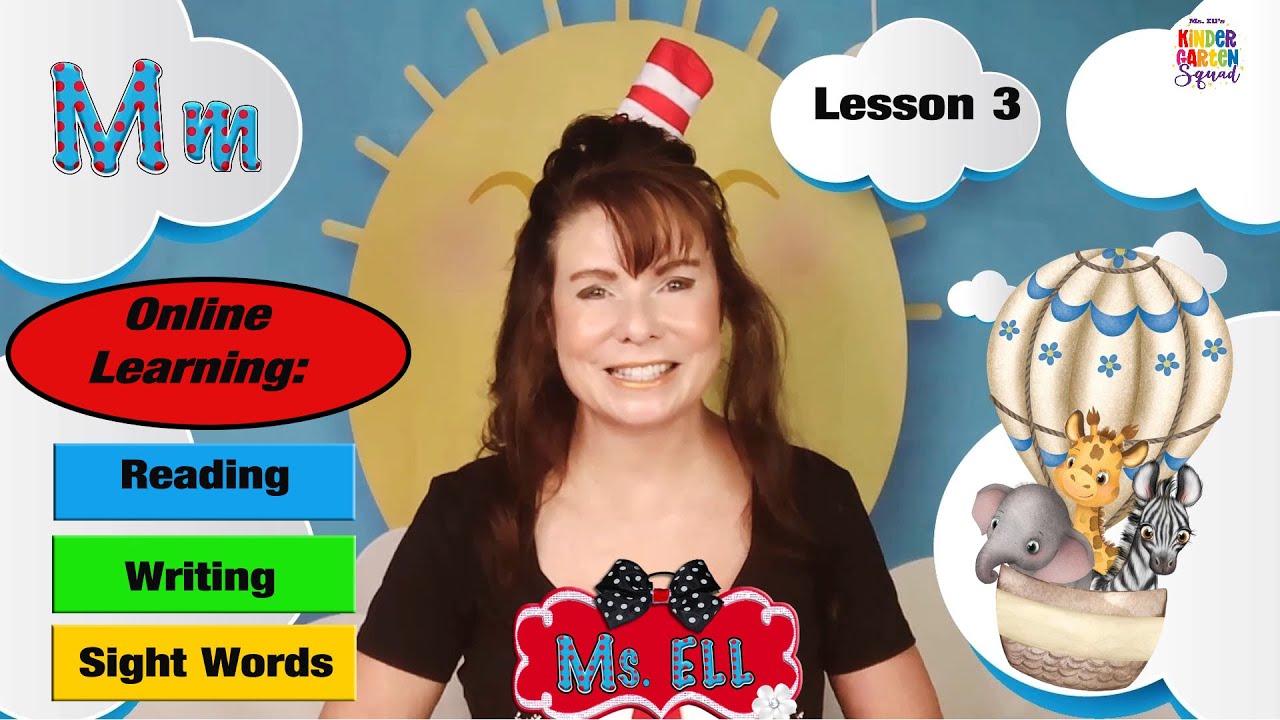 (Lesson 3 - Letter Mm) Beginner Reading and Writing Lessons Online ...