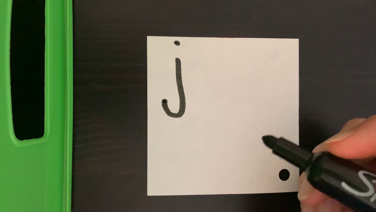 Lowercase j Formation - YouTube