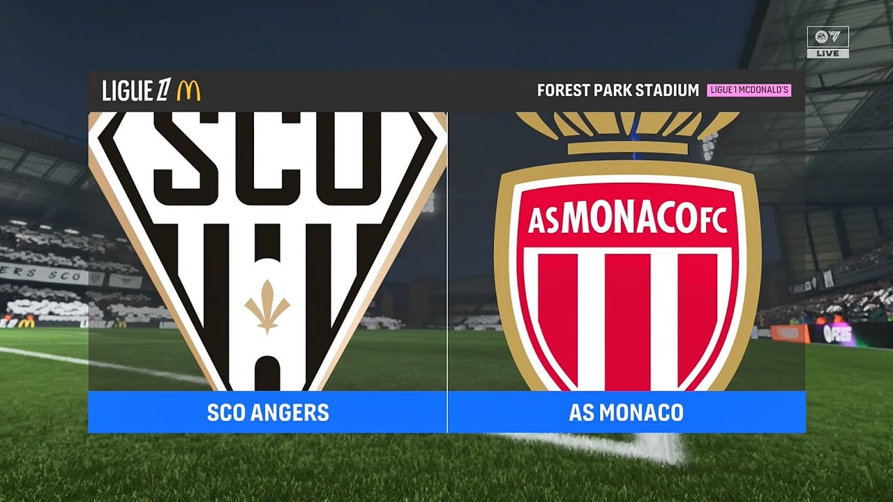 EA Sports FC 26 | Angers vs AS Monaco - Ligue 1 Uber Eats | Gameplay ...