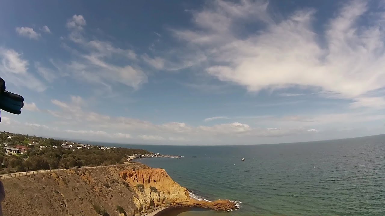 251017 Paragliding Red Bluff Sandringham Victoria Australia - YouTube