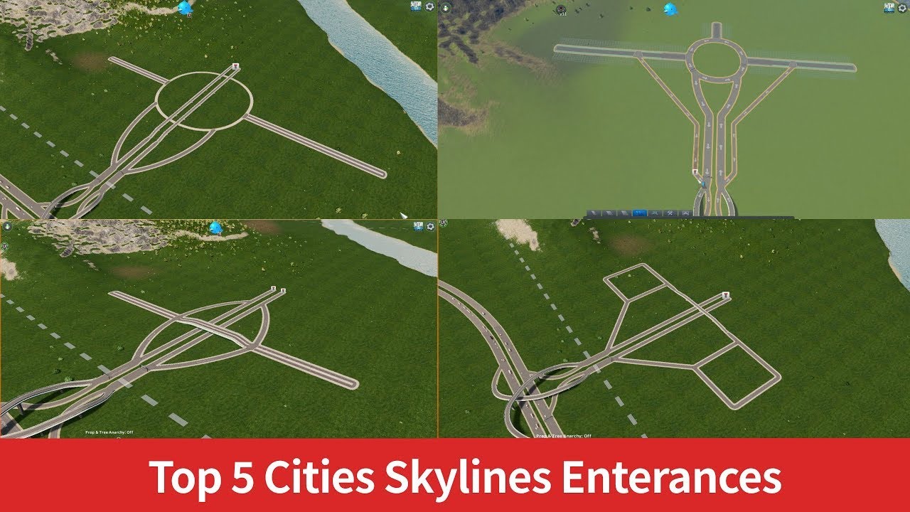 The Best Entrances to Kickstart Your City in Cities Skylines - YouTube
