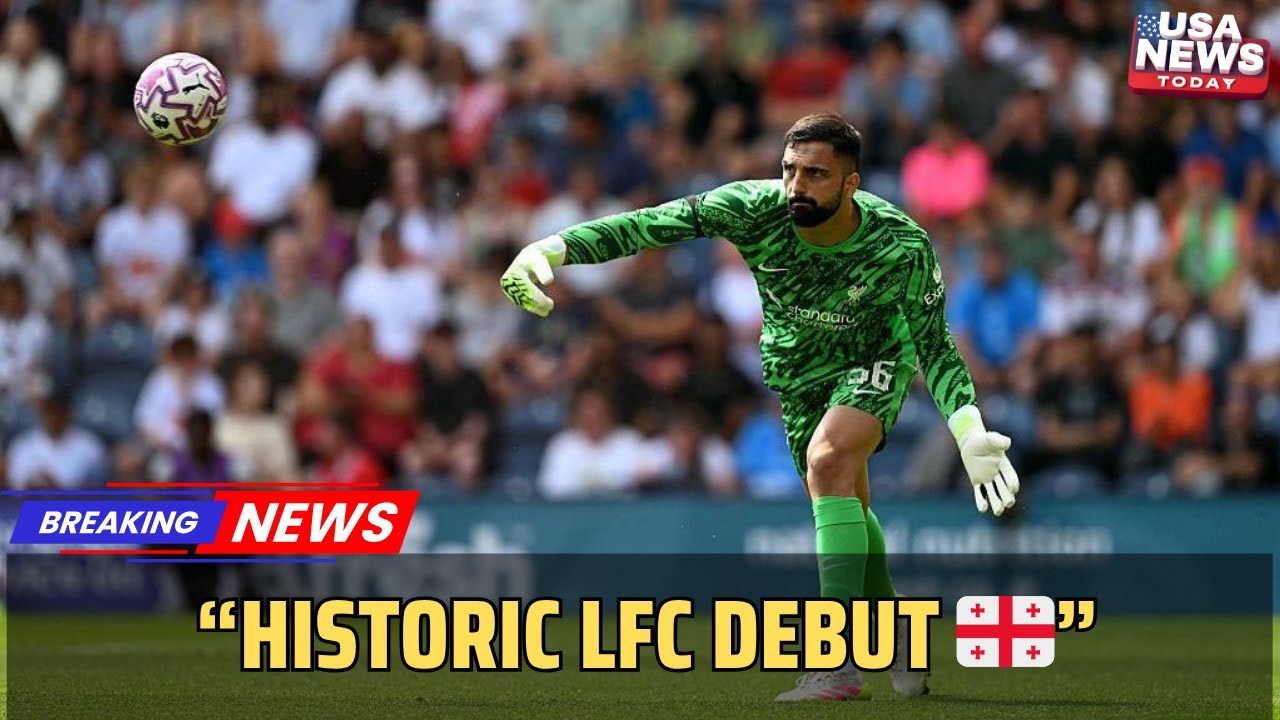 Giorgi Mamardashvili Makes Liverpool Debut | “This Badge Means ...