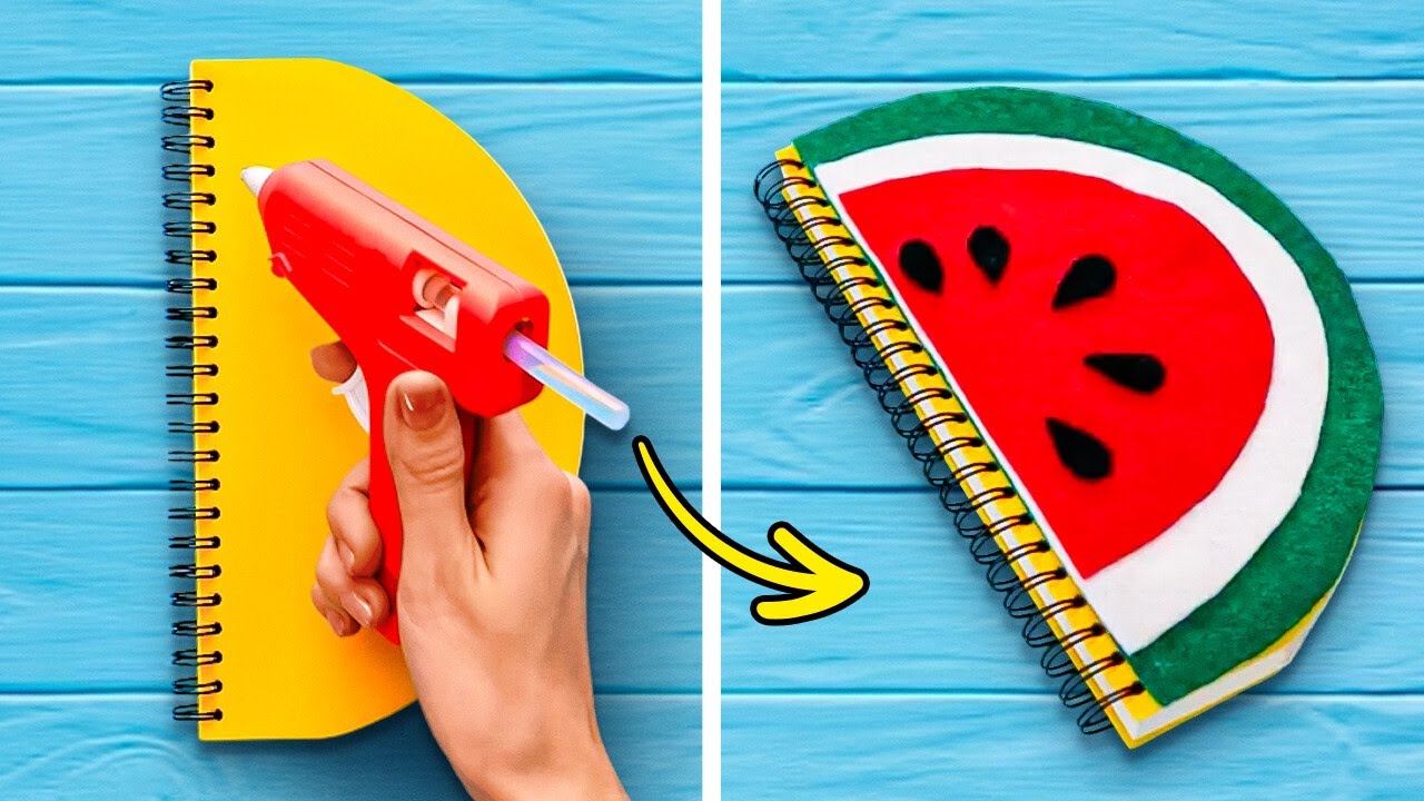 Back-to-School DIY 🎨📚 Cool School Crafts to Spark Creativity - YouTube