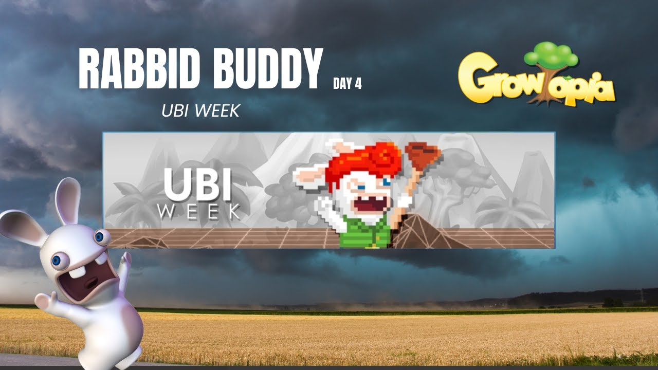 NEW RABBID BUDDY - UBI WEEK DAY 4 | GROWTOPIA - YouTube