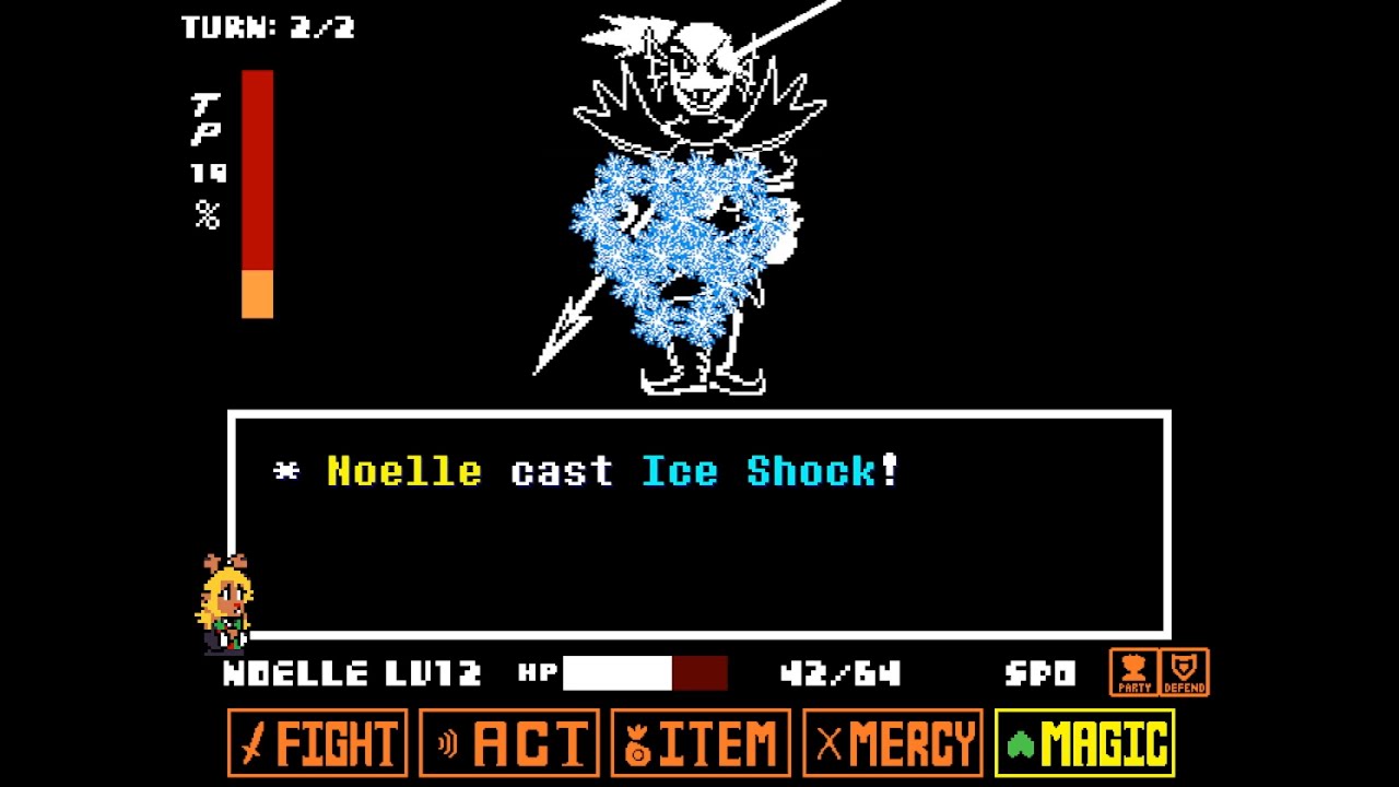 Undyne the Undying vs Snowgrave Noelle (Fight Test) - YouTube