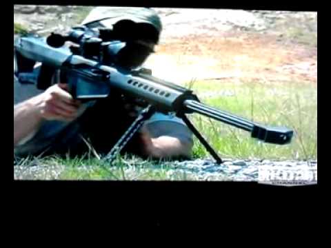 Barret M107 50 cal. SASR APi ammo - YouTube