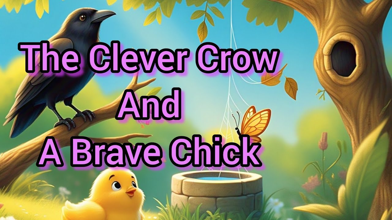 The Clever Crow and a Brave Chick moral story for kids/#kidsstories ...