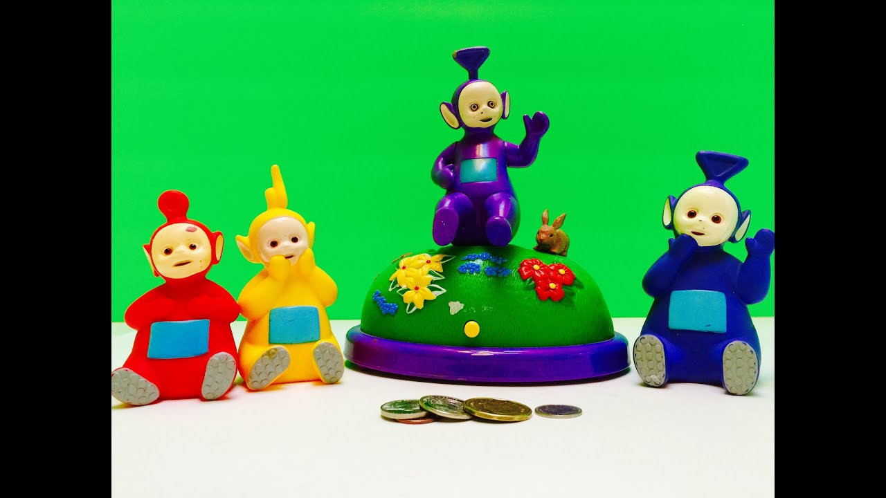 TELETUBBIES Counting Money Coin Bank Toy - YouTube