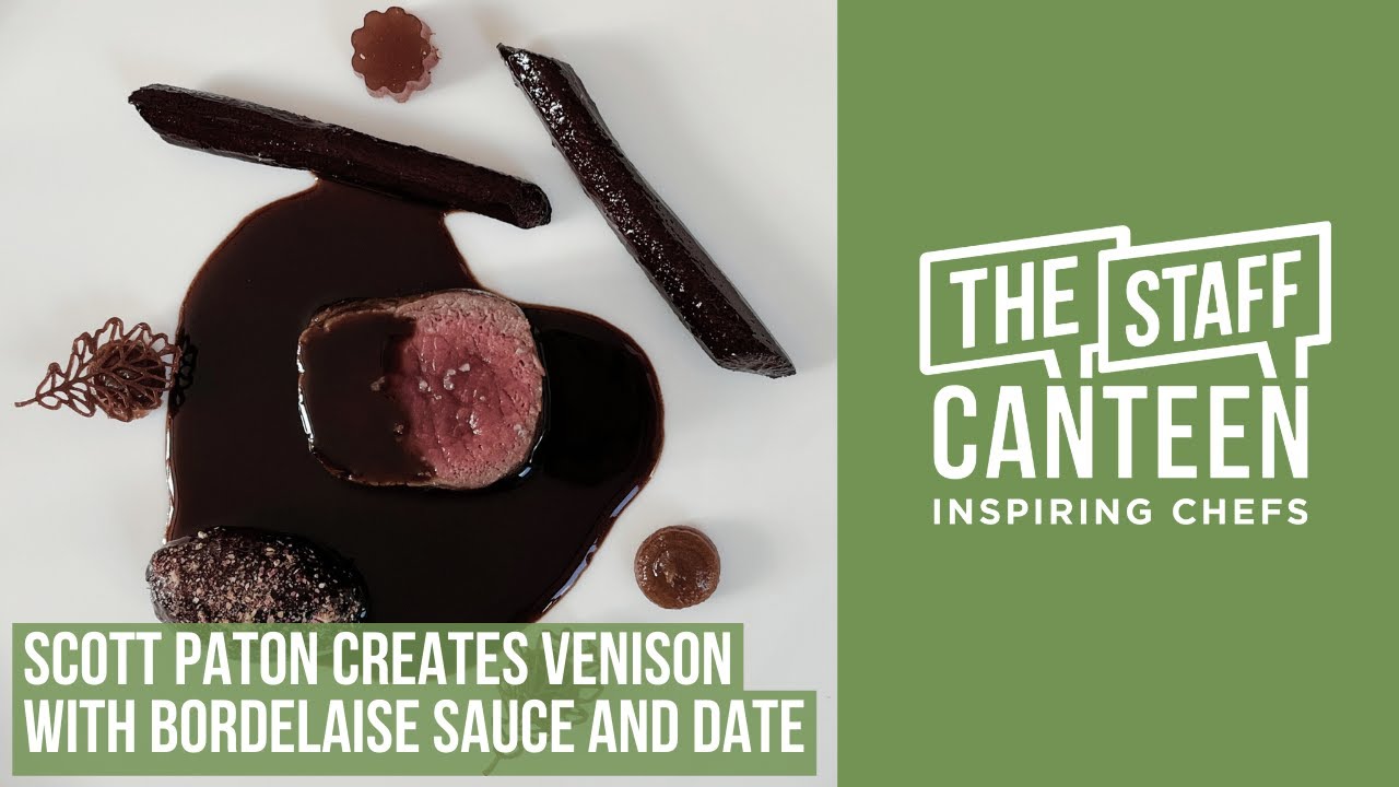 Watch 1 Michelin-starred chef Scott Paton cook venison with Bordelaise ...