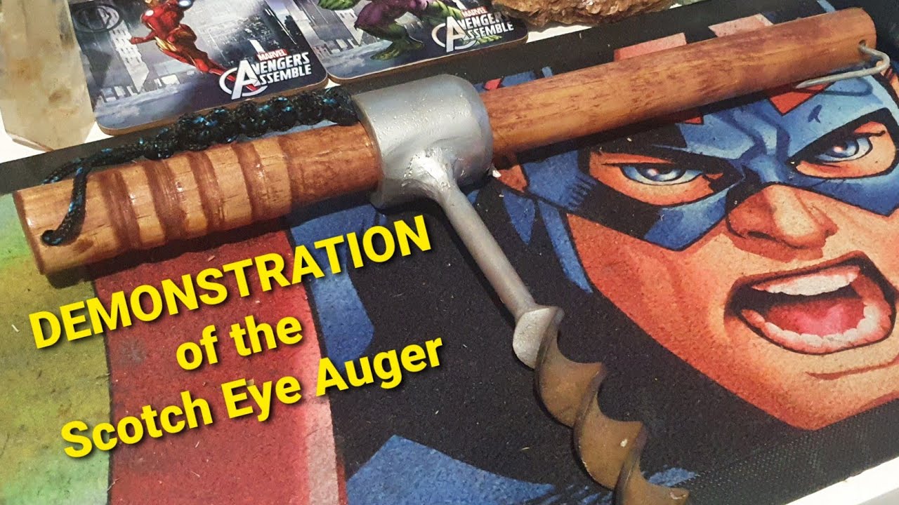 HOW to use a scotch Eye Auger tool - YouTube