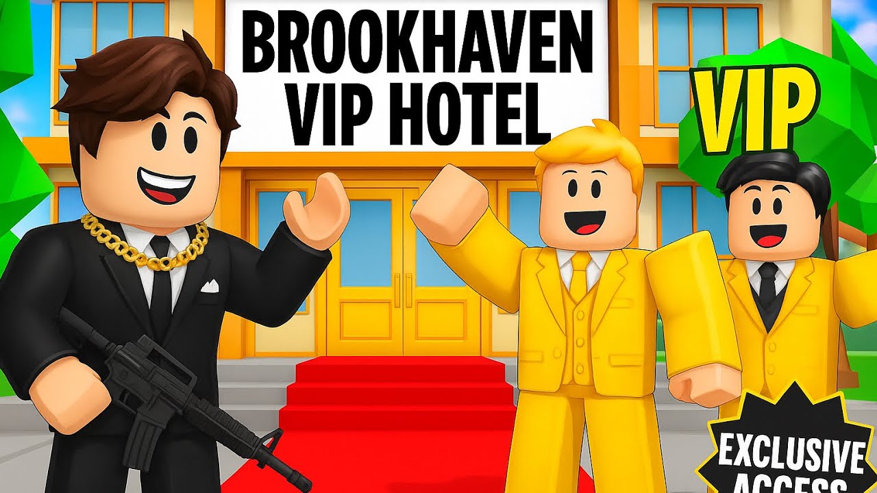 I Opened A VIP HOTEL in Brookhaven RP!! - YouTube