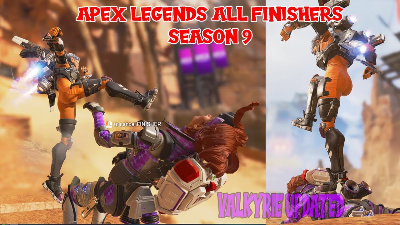 All Apex Legends Finishers in 1st Person & 3rd Person! Season 9 ...