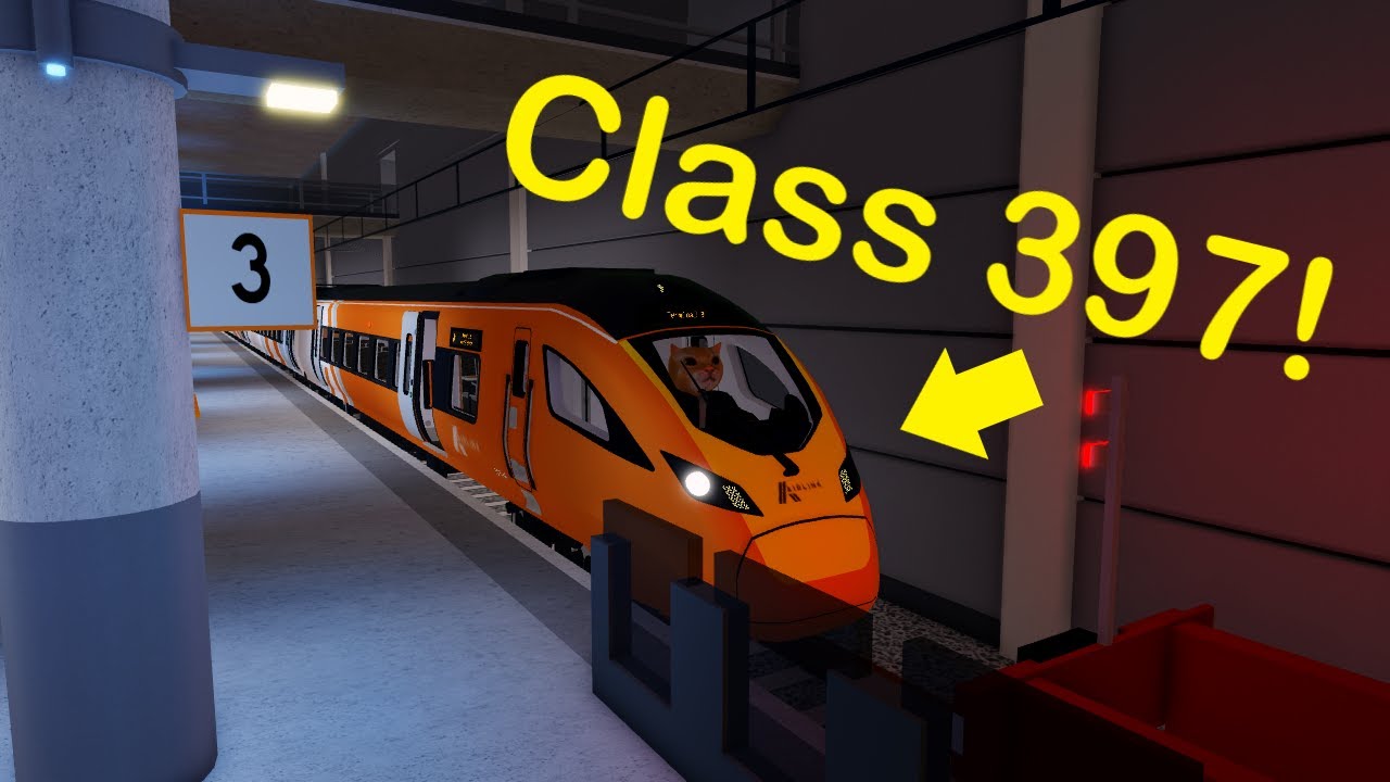 DRIVING a CLASS 397 from Terminal 3 to Stepford Central! - YouTube