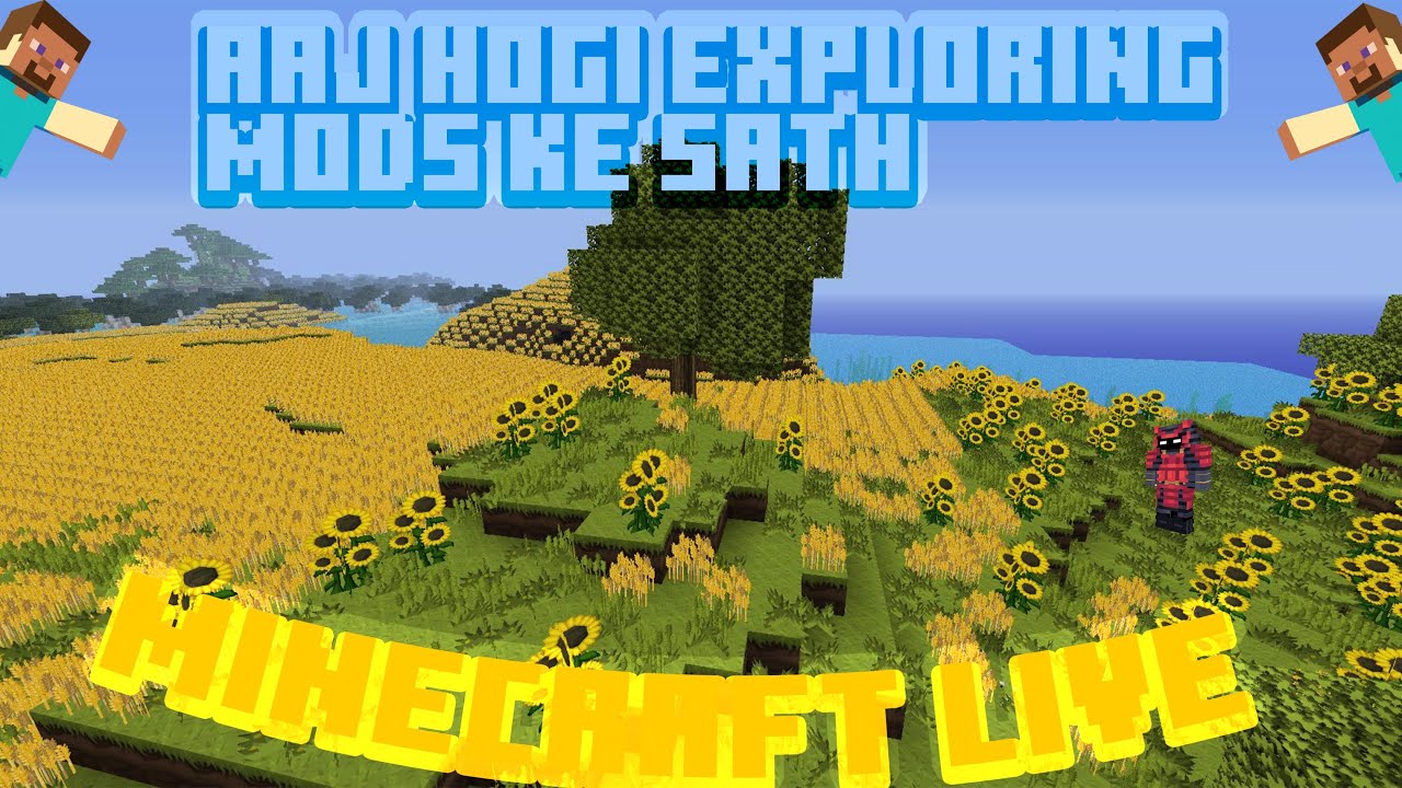 Minecraft live aaj hogi exploration #minecraft - YouTube