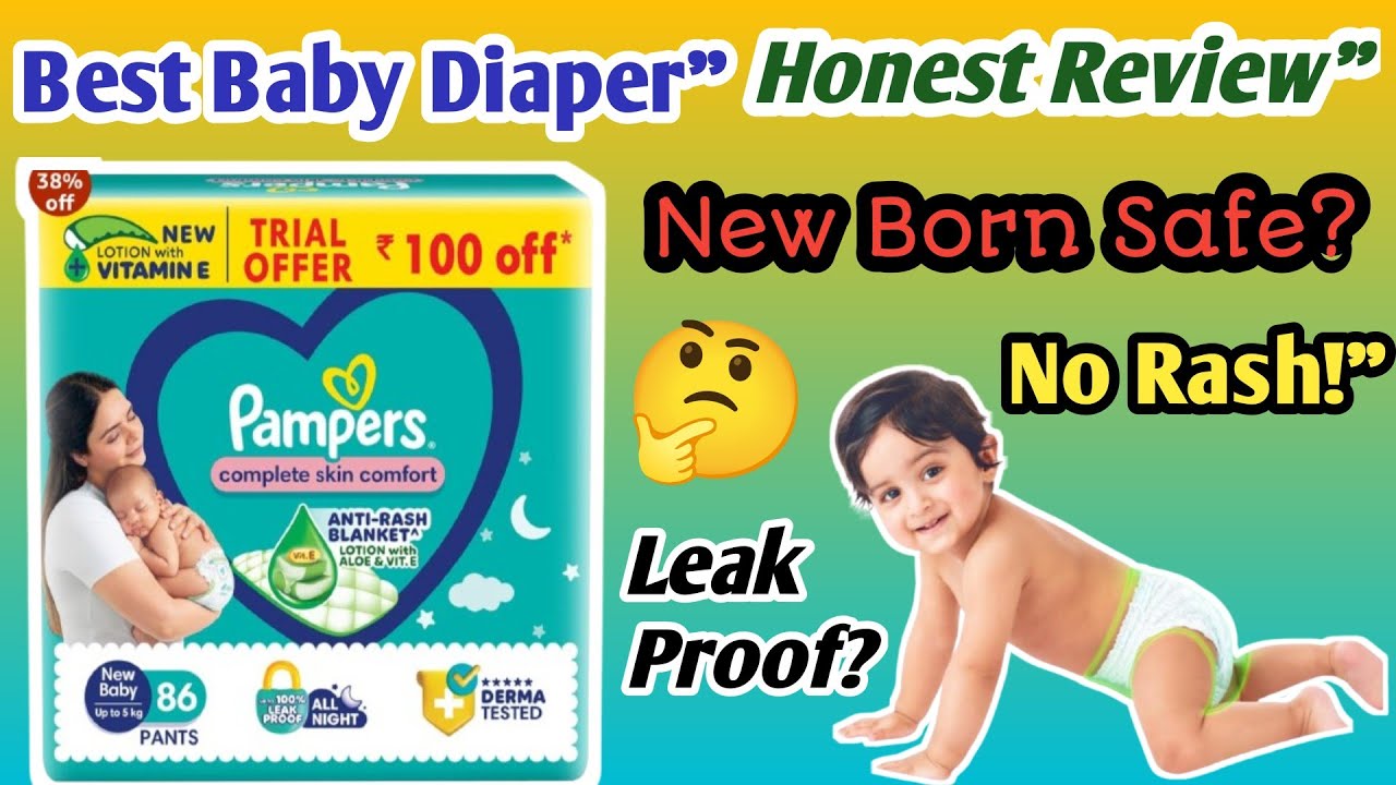 Pampers New Born Baby Daiper Pants Review | Best baby Daiper | New ...