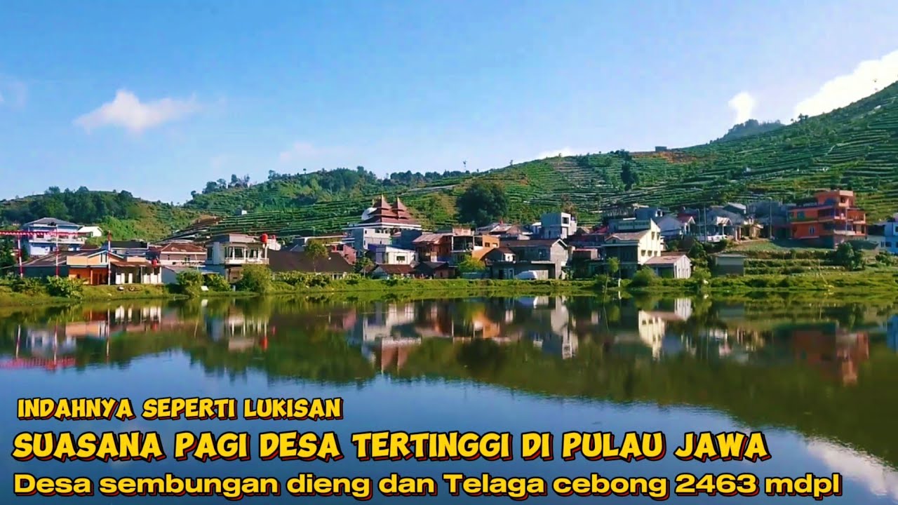 Pagi yang cerah sangat indah‼️DESA TERTINGGI DI PULAU JAWA, desa ...