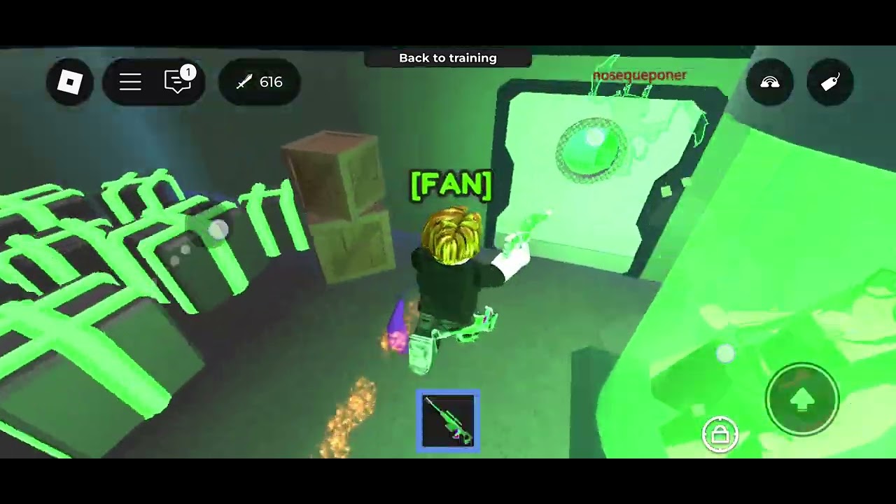 Jugando entrenamiento de mira de mm2 - YouTube