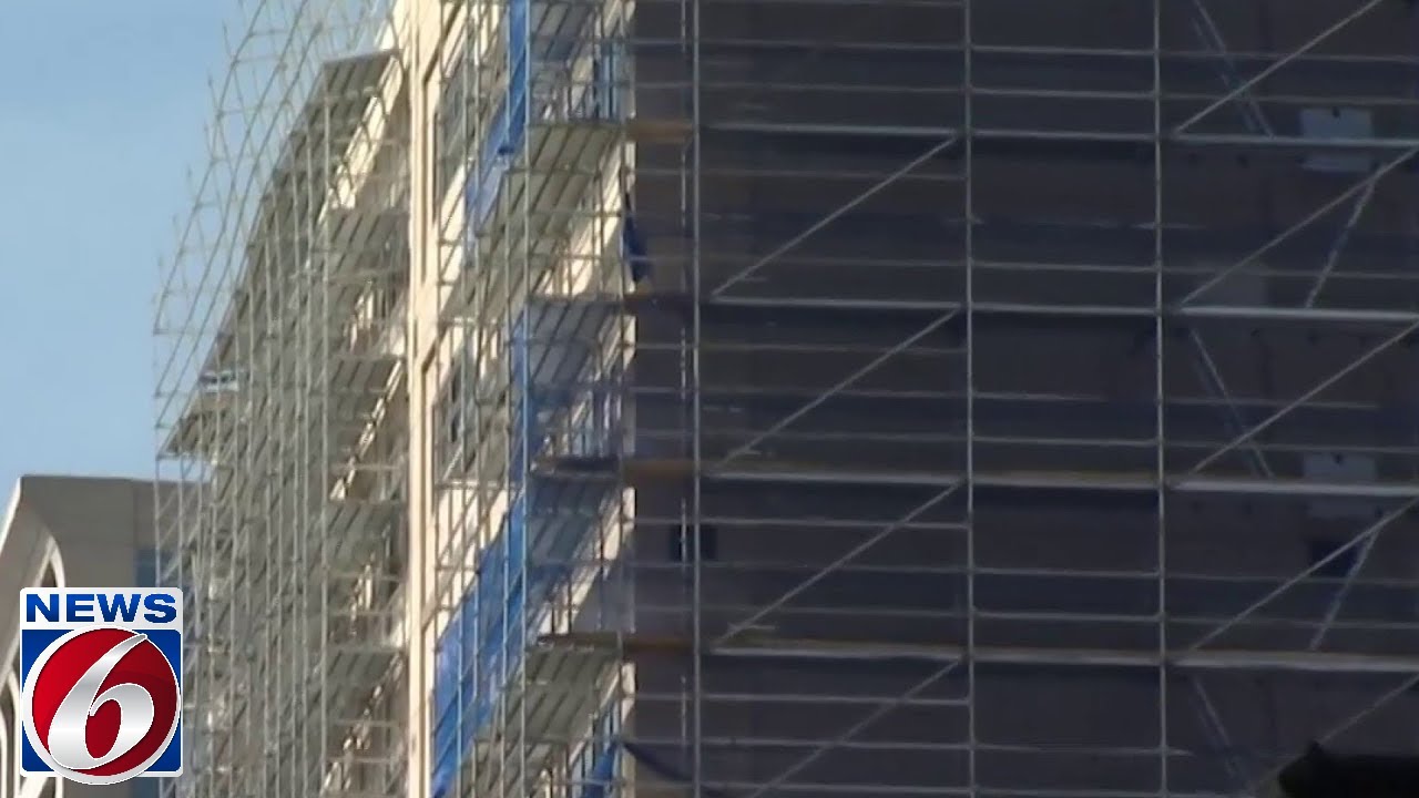 Unstable scaffolding dismantle could begin Thursday - YouTube