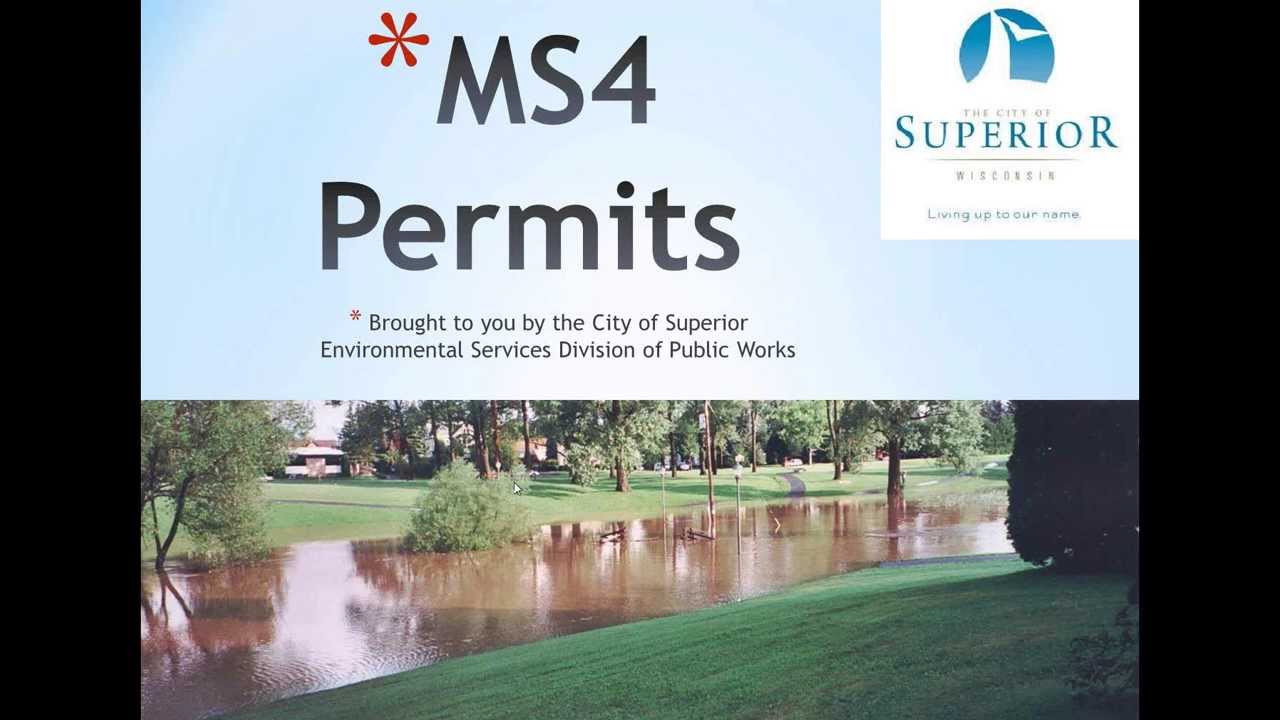 MS4 Permit - YouTube