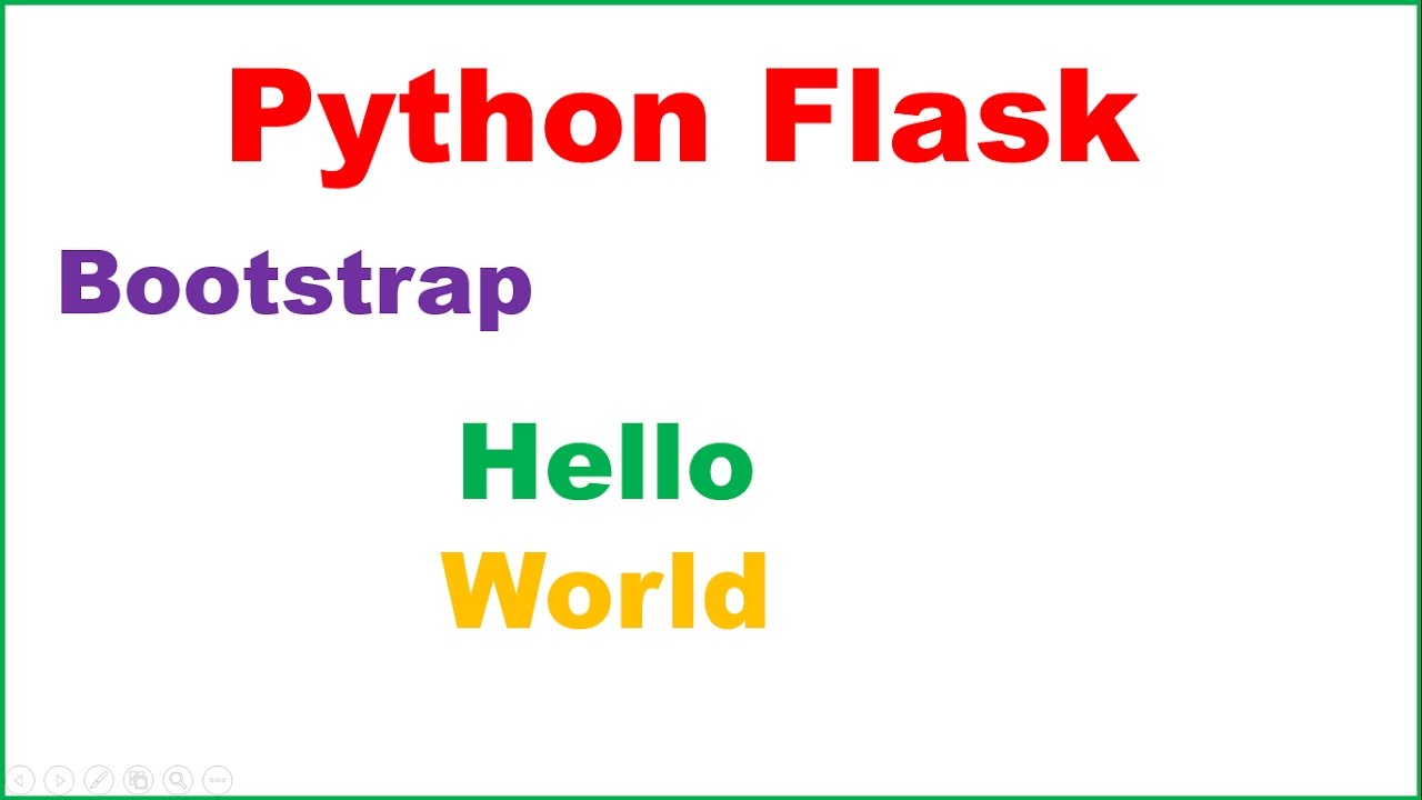 Python Flask Ep.02 : Jumbotron Bootstrap - Hello World - YouTube