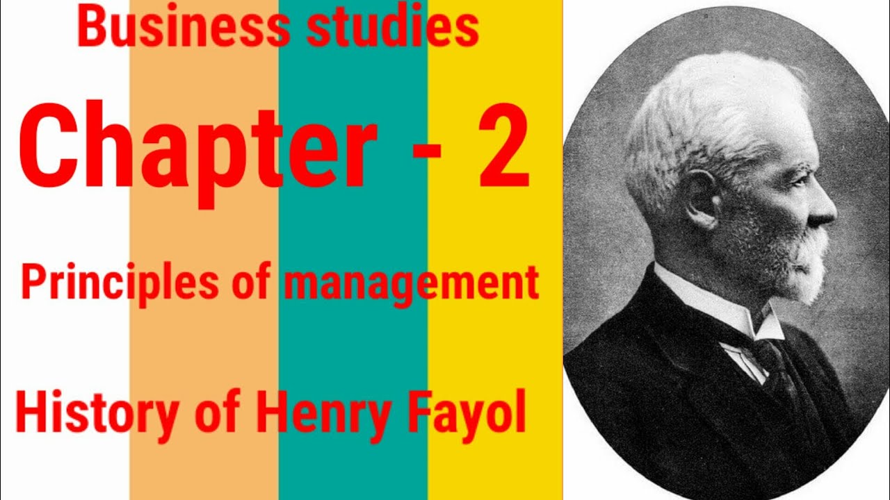 Principles of management history of henry fayol class 12 business ...