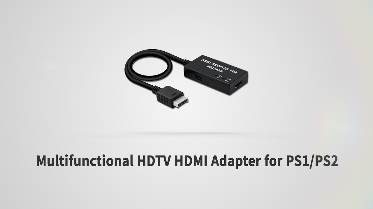 Mcbazel Multifunctional HDTV HDMI Adapter Converter Cable for PS1/PS2 ...