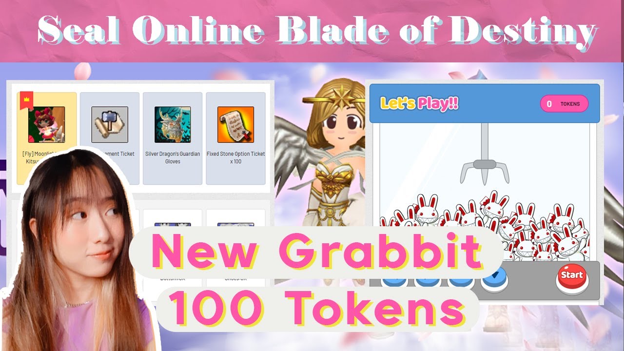 1st Giveaway + Gatcha Grabbit 100 Tokens! | Seal Online Blade of ...
