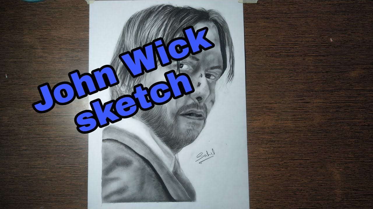 Drawing John Wick - YouTube