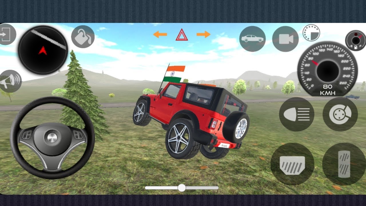 THAR OFF-ROADING VIDEO || NEW MAHINDRA THAR GAME ||#4x4 #thar #driving ...