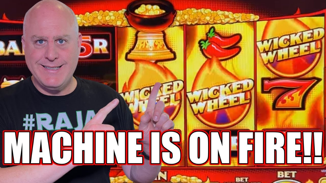 🔥 This Slot Machine is on Fire! 🔥 Massive Wicked Winnings III Five of a ...