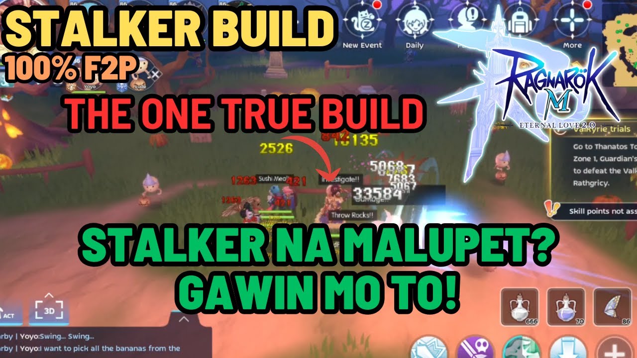 Ragnarok M: Classic F2P STALKER ULTIMATE META Build Guide ALL YOU NEED ...