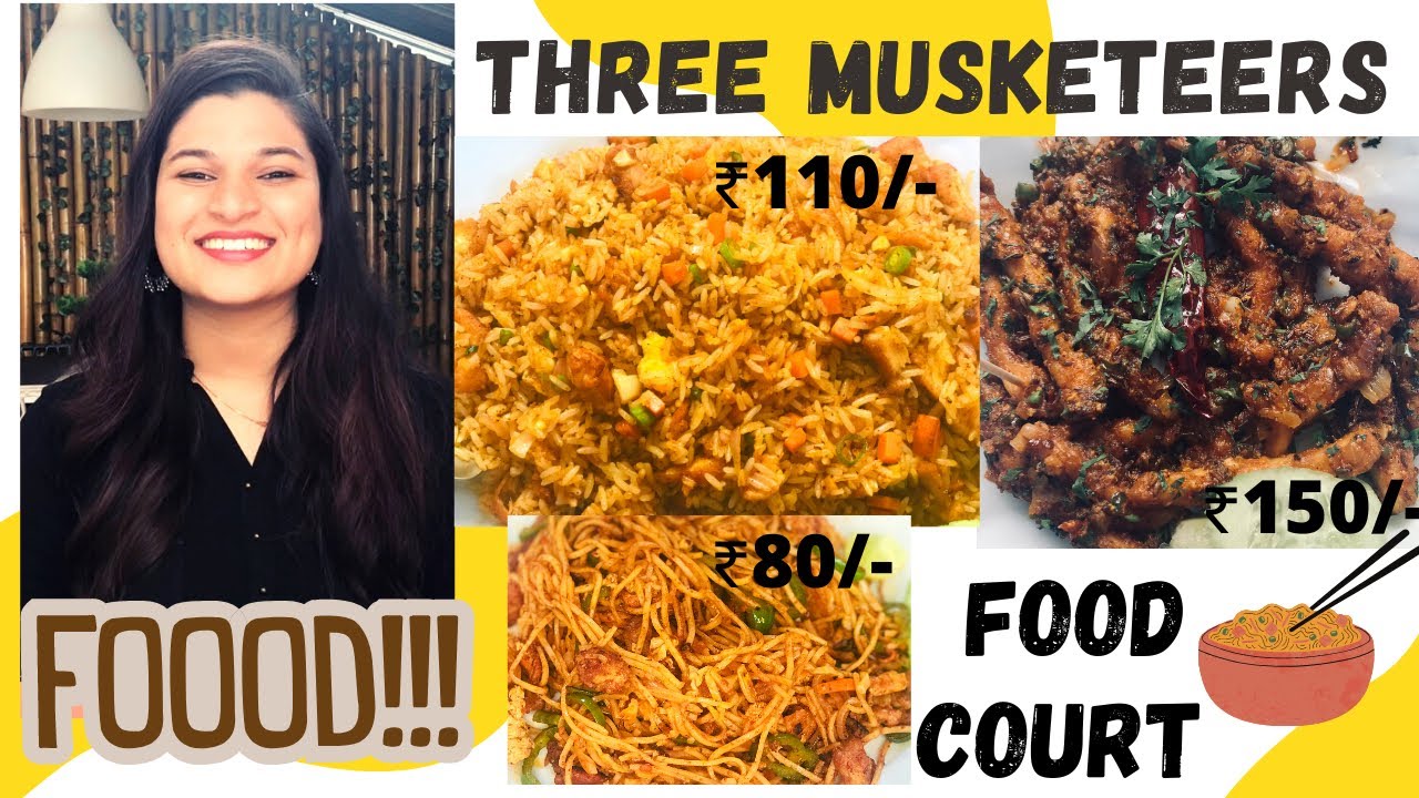 Three Musketeers food court | Review | Alwal | Anusha Thuniki - YouTube