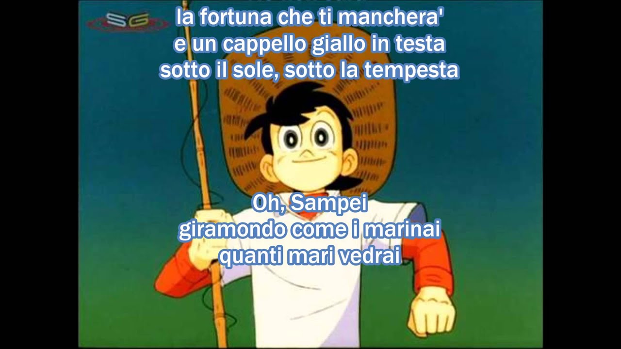 Sampei, sigla italiana, karaoke da midi file - YouTube