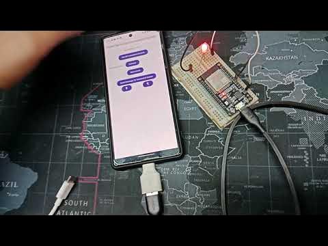 Control an LED with Your Smartphone via USB and ESP32 | Flutter Serial ...